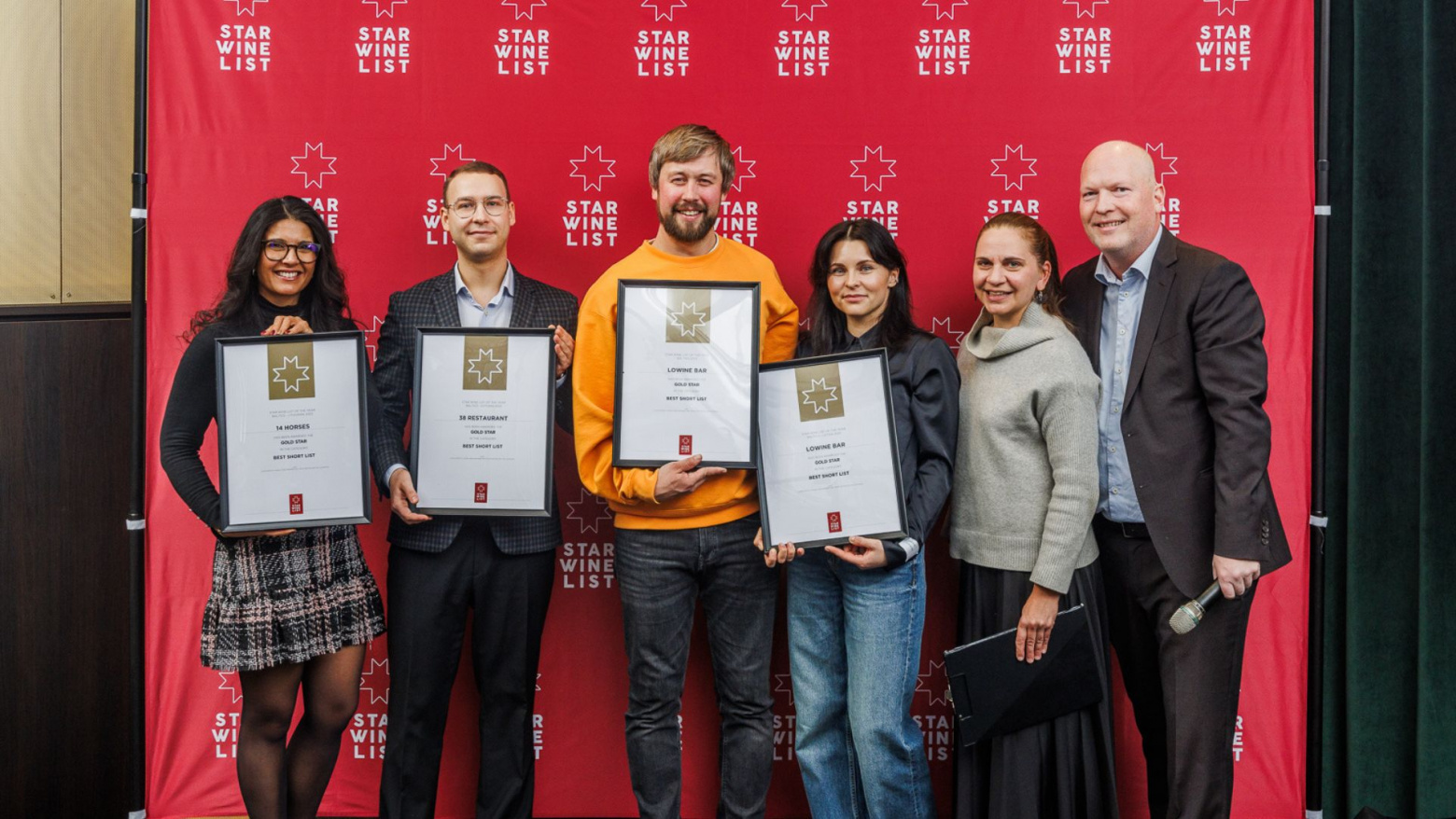 Here are the Gold Star winners in the Baltics - Star Wine List