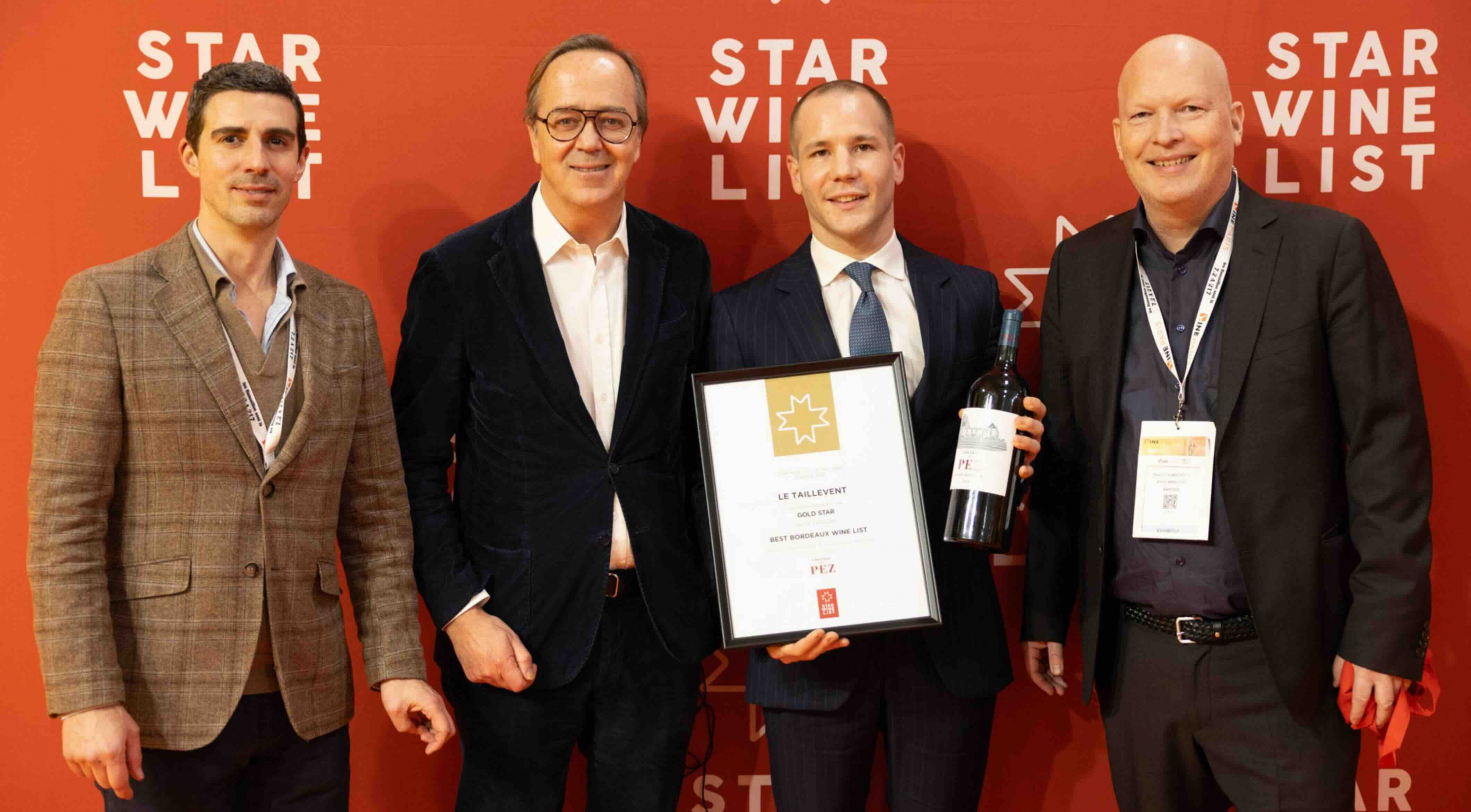 Le Taillevent gagne le prix de Meilleure carte de France des vins de Bordeaux 2025 - Star Wine List