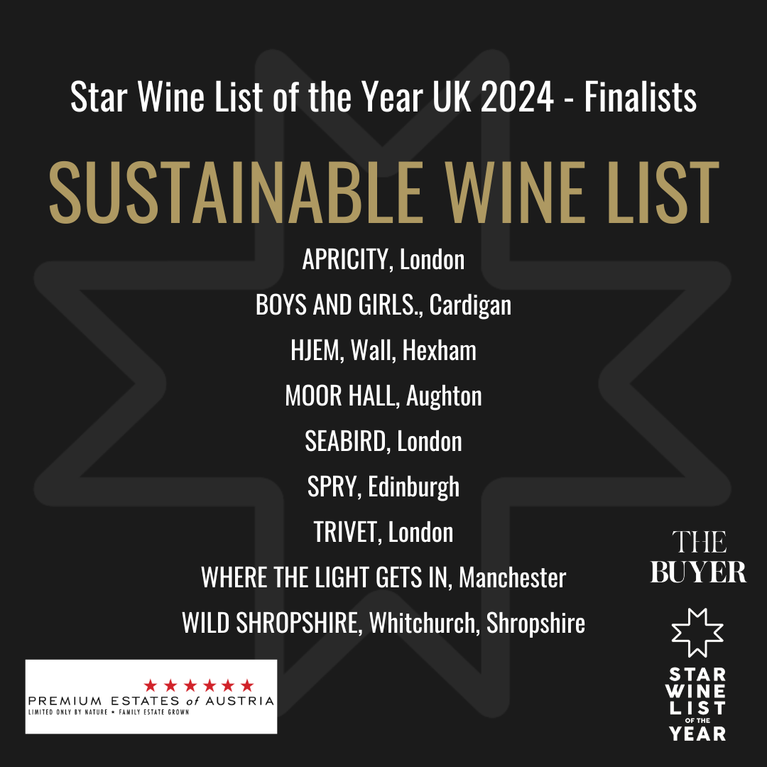 Star Wine List of the Year 2024 UK with The Buyer - Star Wine List