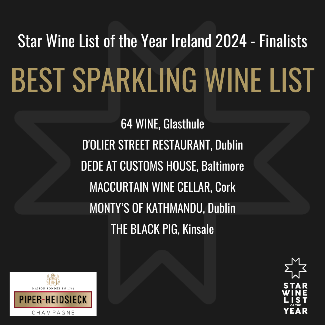 Star Wine List of the Year 2024 Ireland - Star Wine List